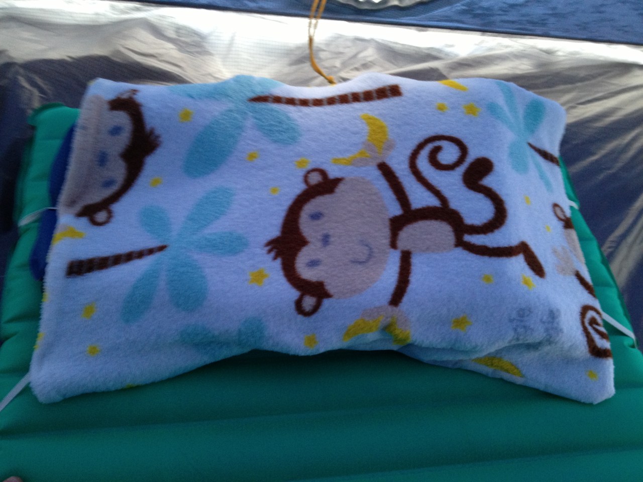 Monkey Pillow Handcrafted Backpacking Pillow Case Review | smackpacker.com